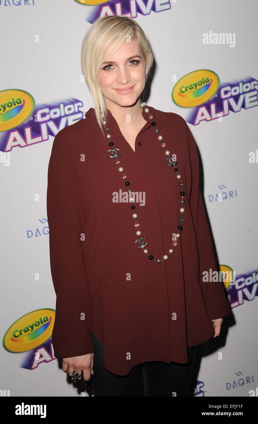 New York, NY, USA. 5th Feb, 2015. Ashlee Simpson at a public appearance ...