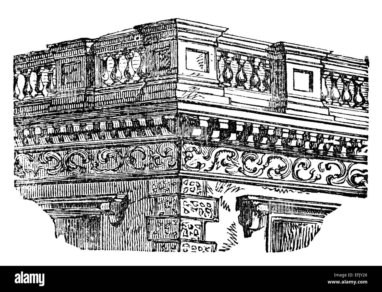 Balustrade Cut Out Stock Images & Pictures - Alamy