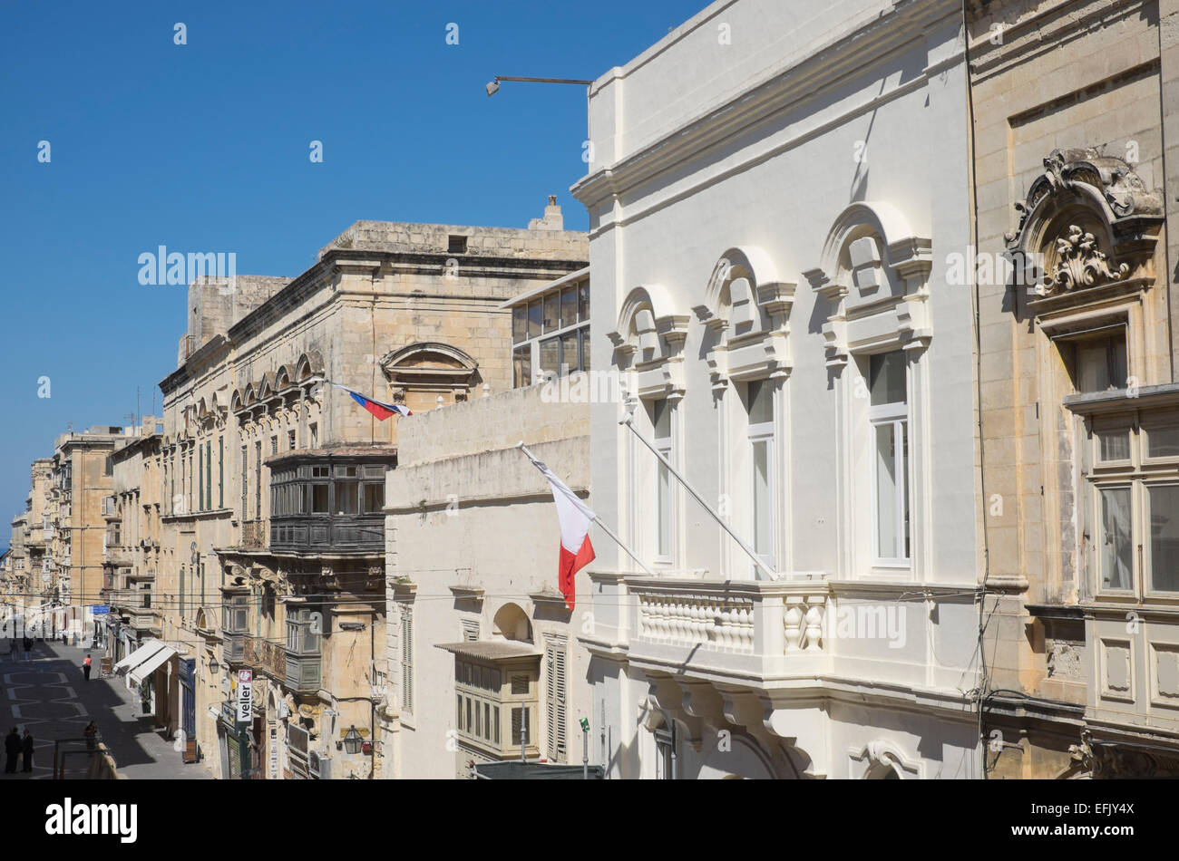 Malta merchants street in valletta hi-res stock photography and images ...