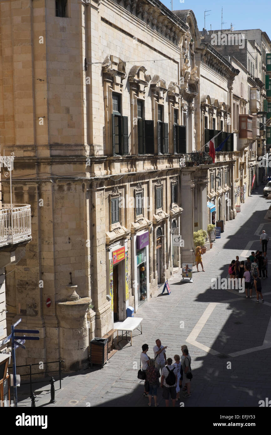 Merchants street valletta malta hi-res stock photography and images - Alamy