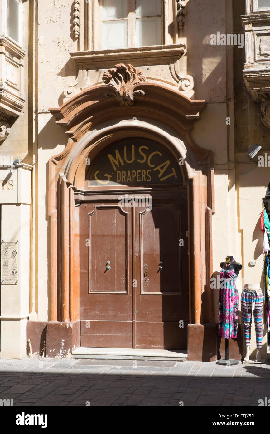 Views of Merchants Street in Valletta,Malta Stock Photo - Alamy