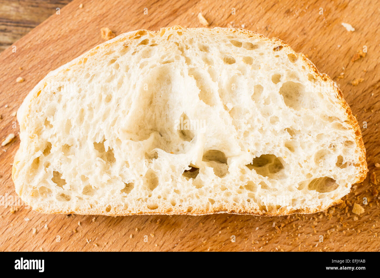 Piece of traditional Italian ciabatta bread Stock Photo - Alamy