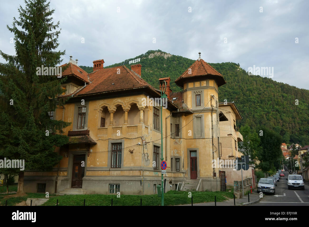 Brasov sign tampa mountain hi-res stock photography and images - Alamy
