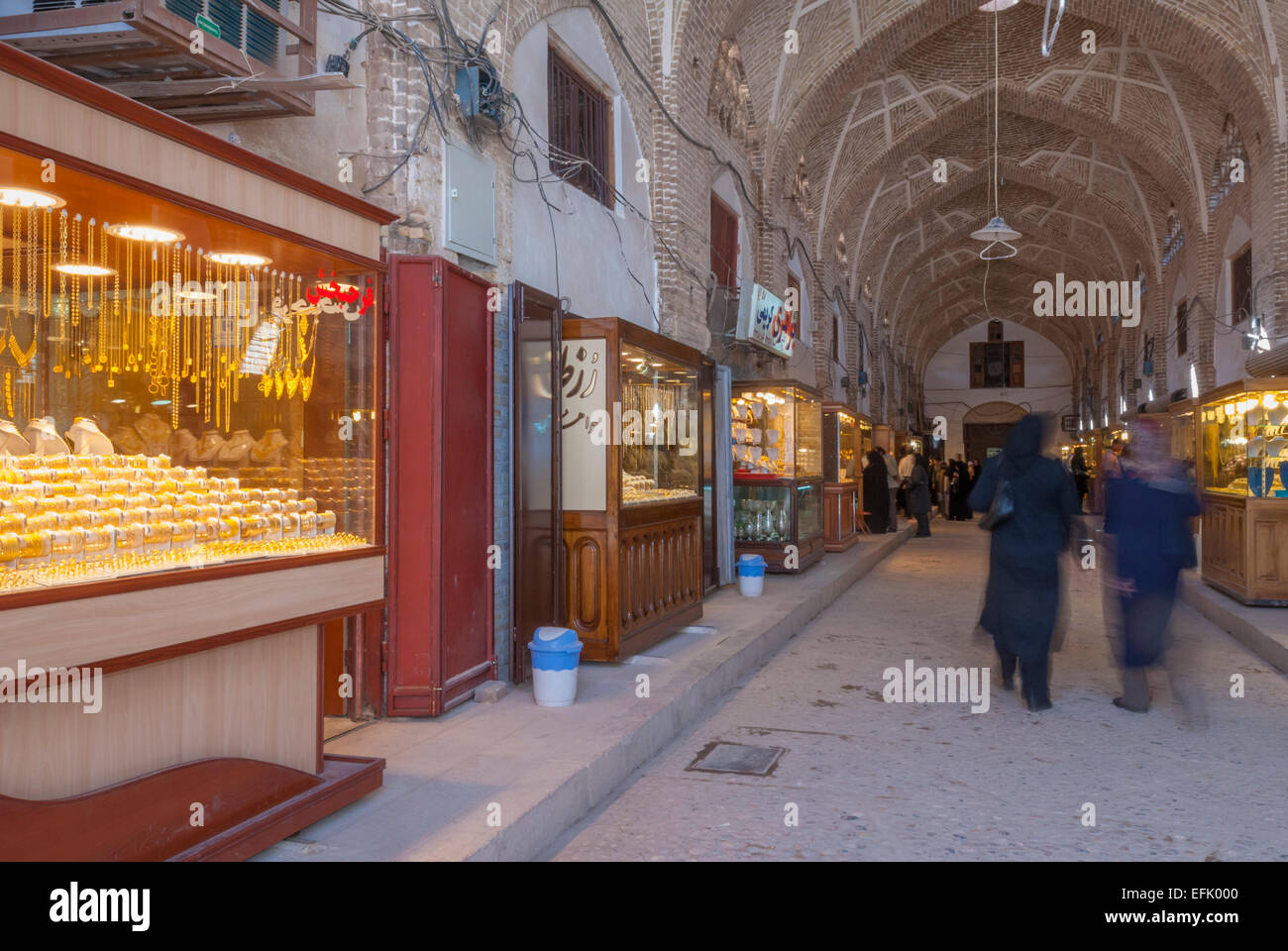 Bazaar, Kerman, Iran Stock Photo - Alamy