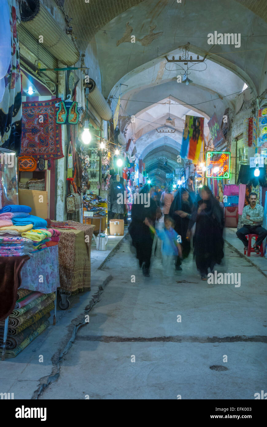 Bazaar, Kerman, Iran Stock Photo - Alamy