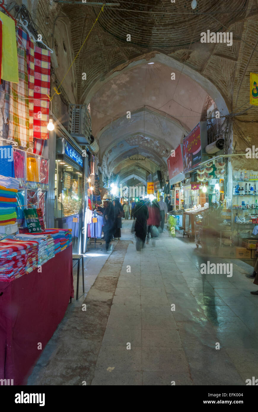 Bazaar, Kerman, Iran Stock Photo - Alamy