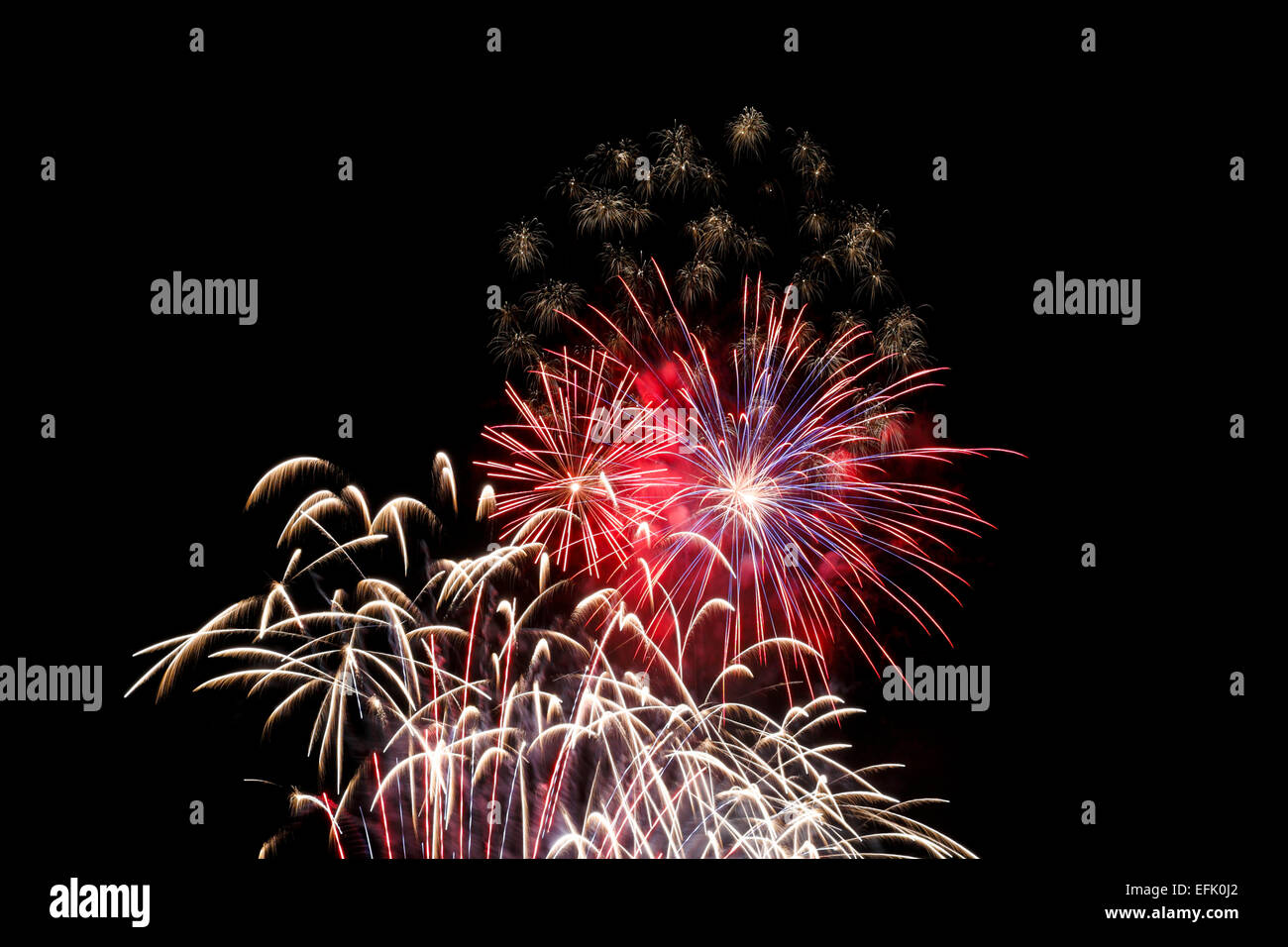 Vivid firework display hi-res stock photography and images - Alamy