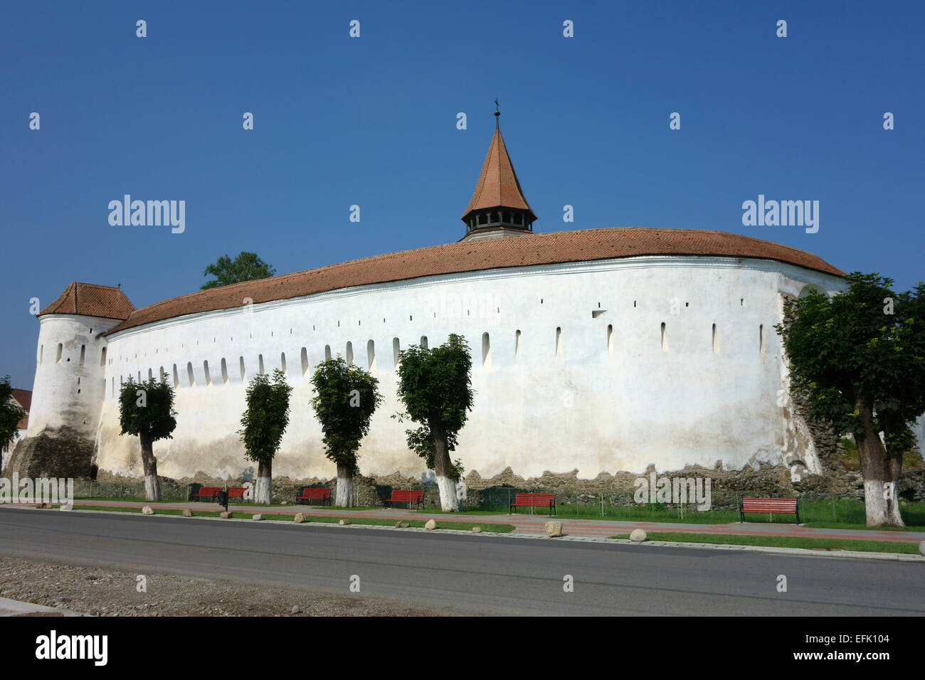 Prejmer fortifies church, Transylvania, Romania Stock Photo - Alamy