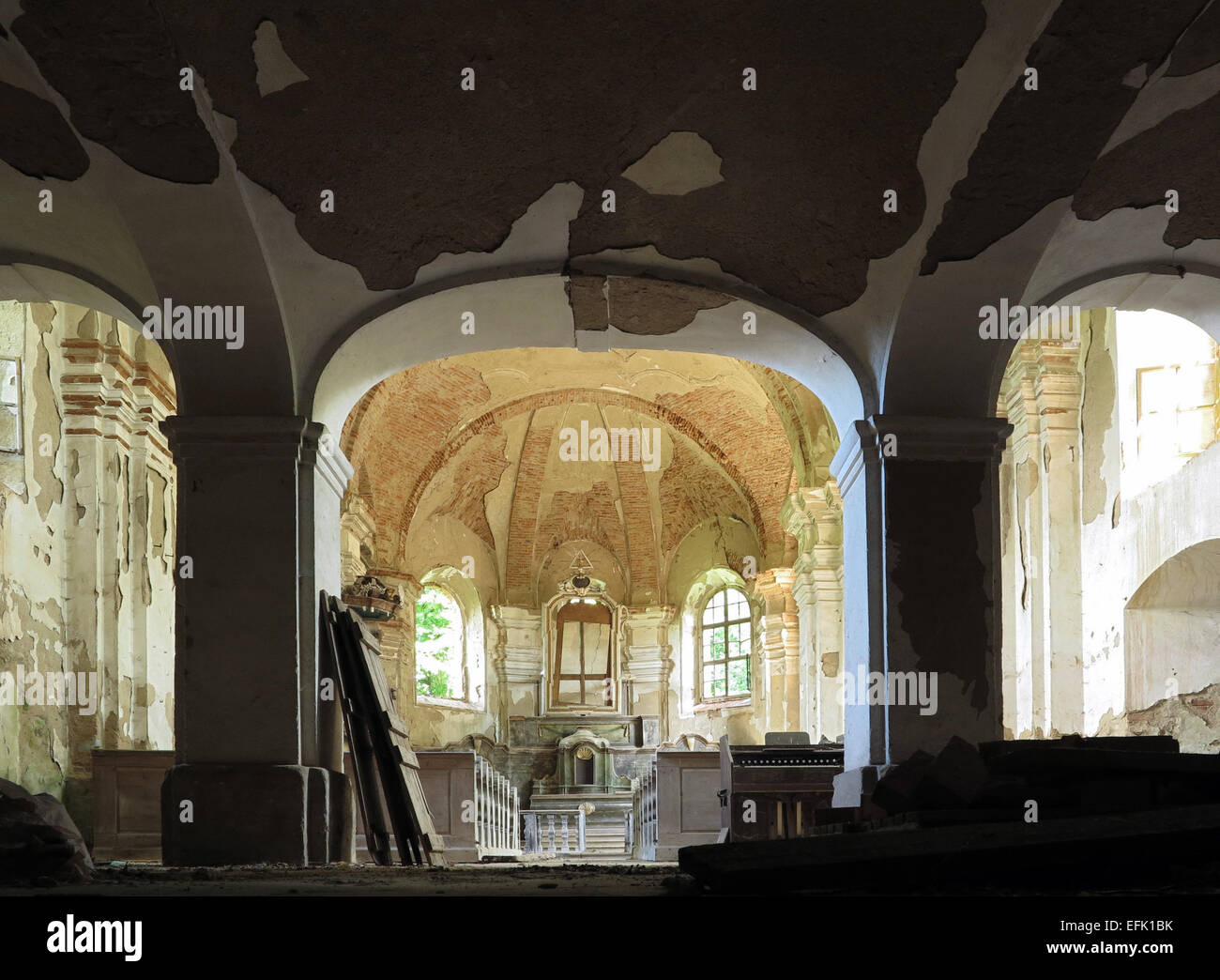 Church of the Holy Trinity from 1581, destroyed during the Thirty Years ...