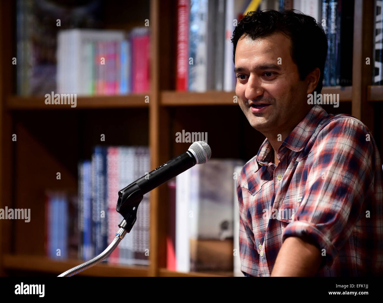 Sam Taylor signs copies of his new book 'Nude Descending an Empire ...