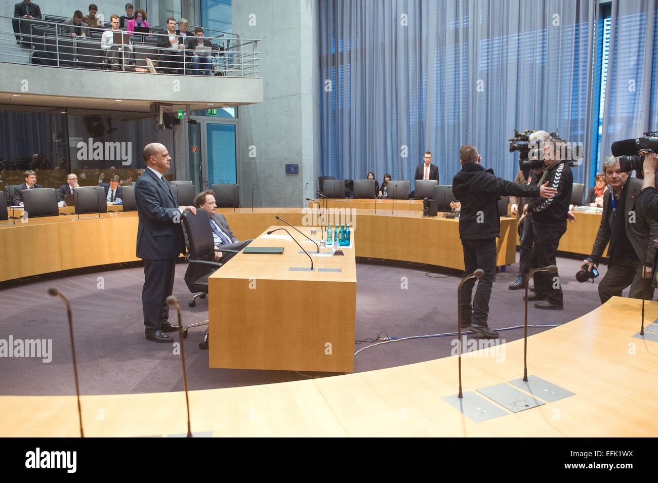 Berlin, Germany. 5th Feb, 2015. The member of the Bundestag Michael ...