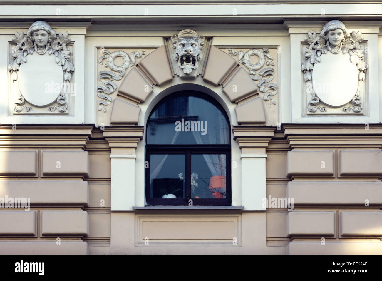 Art Nouveau facade of the White House in Riga Stock Photo - Alamy