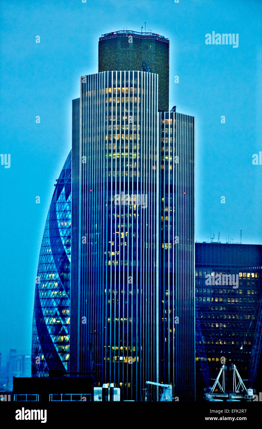 Tower 42, City of London Skyline Stock Photo - Alamy