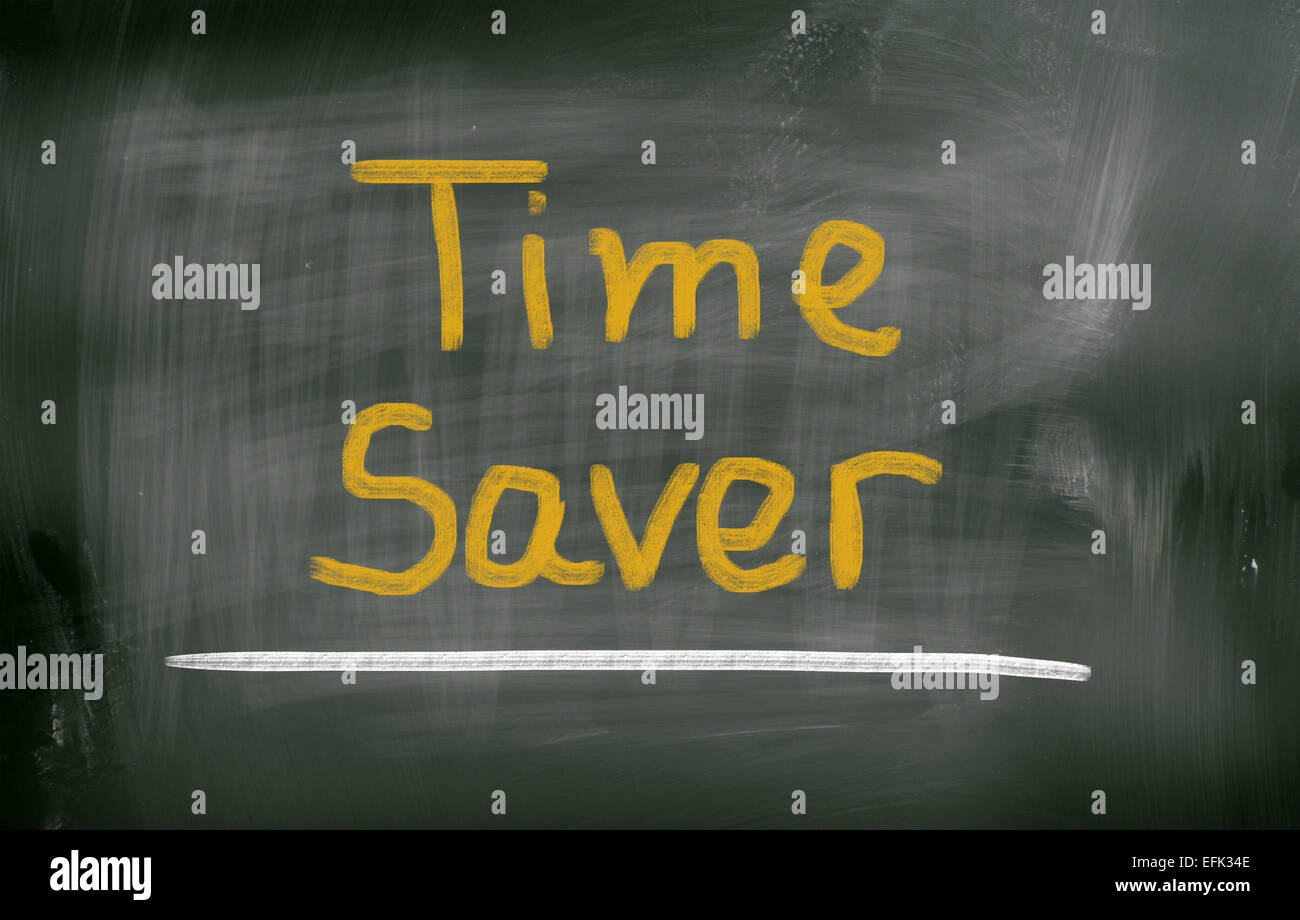 Time Saver Concept Stock Photo - Alamy