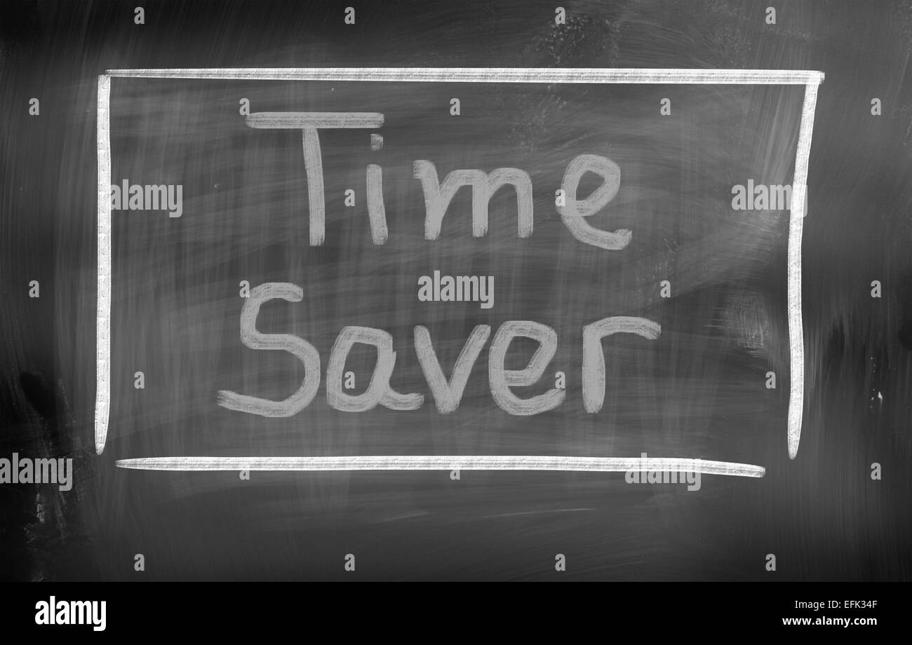 Time Saver Concept Stock Photo - Alamy