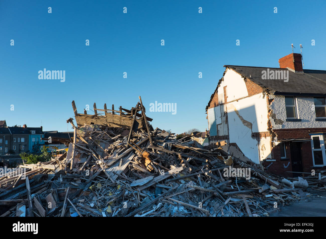 Demolition row terrace houses in hi-res stock photography and images ...