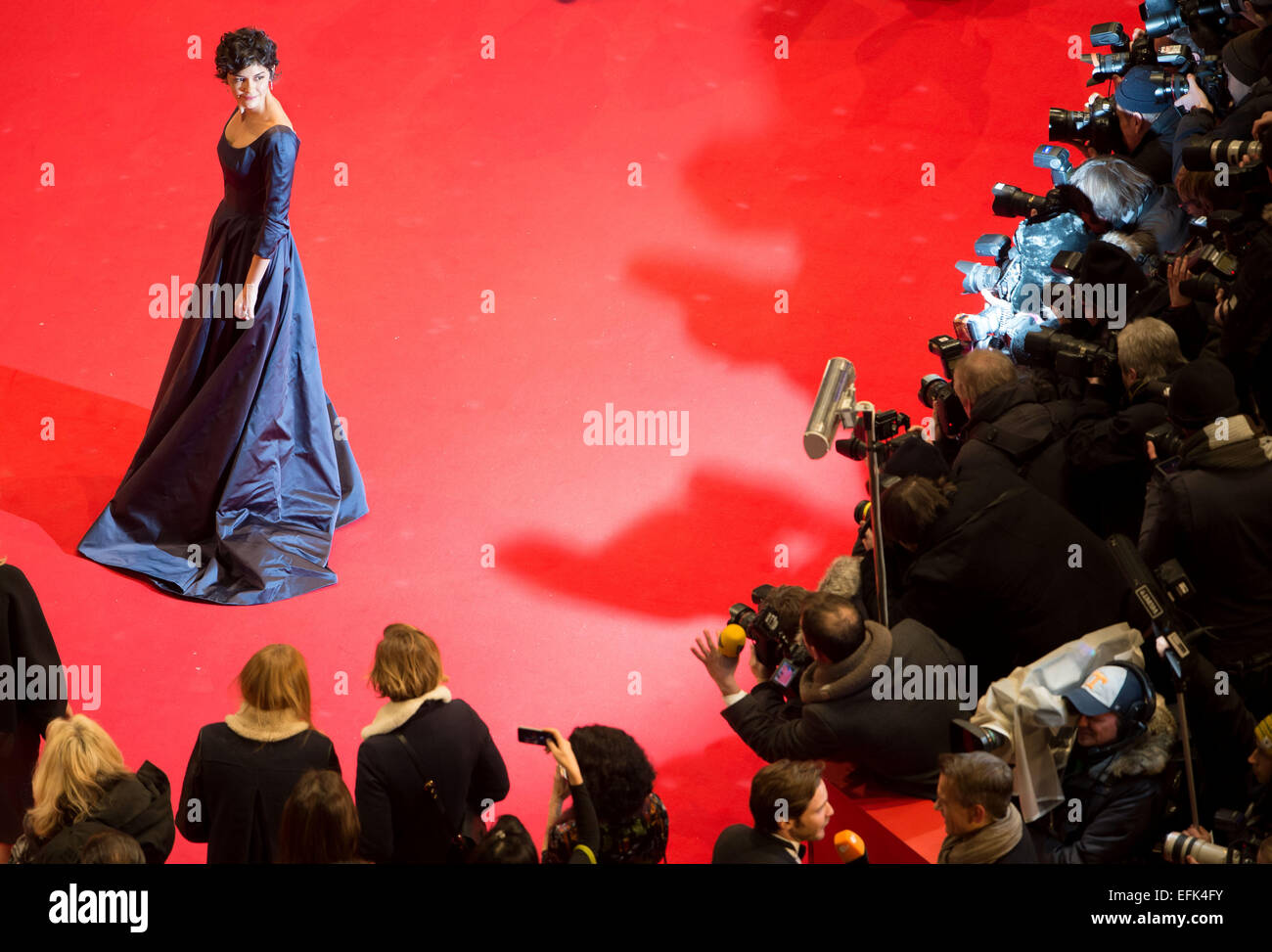 Berlin, Germany. 05th Feb, 2015. French actress and jury member Audrey ...