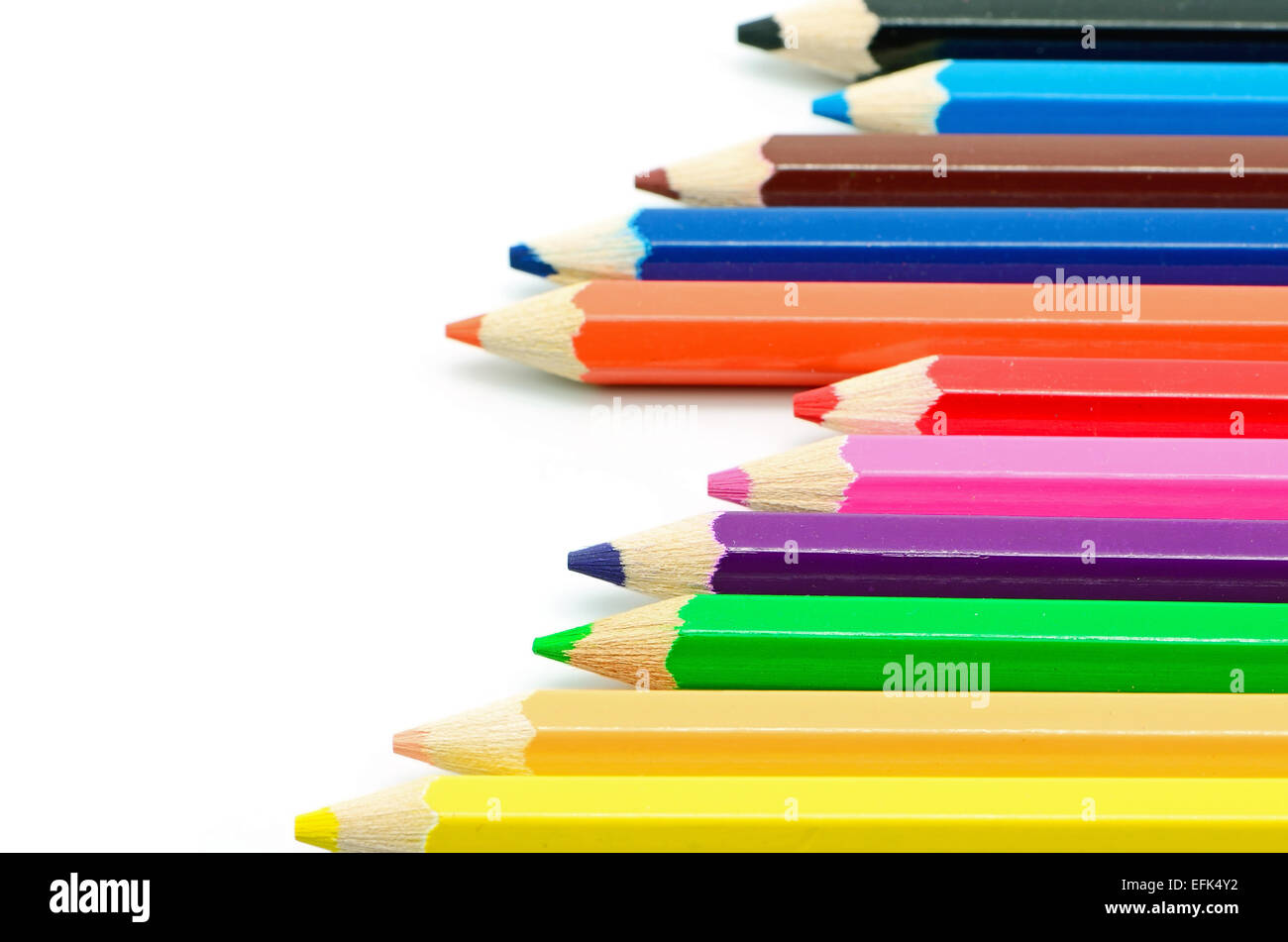 Pencils colors school tool hi-res stock photography and images - Alamy