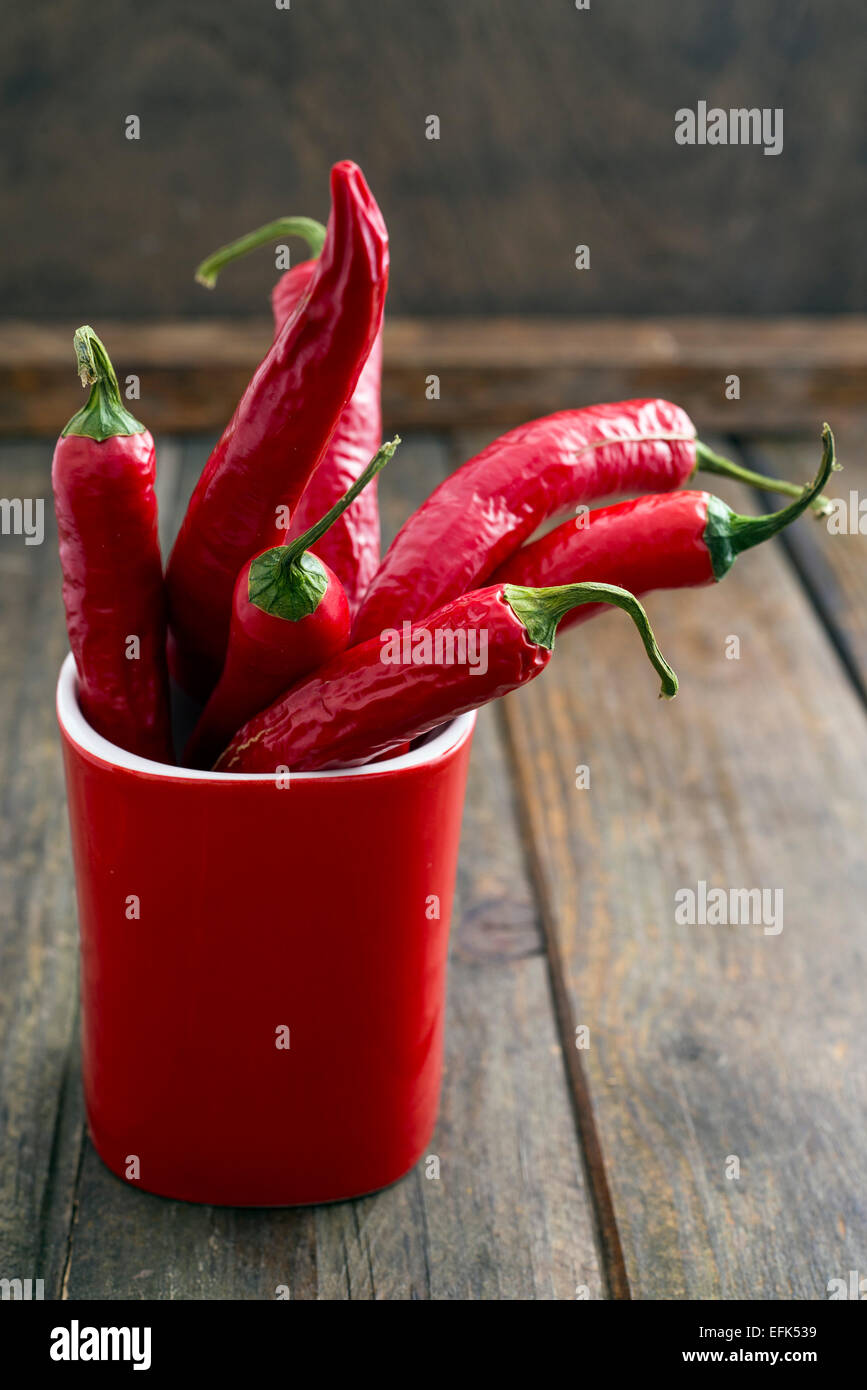 Red chilli pepper bowl hi-res stock photography and images - Alamy