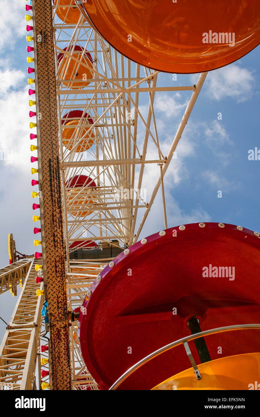 Close up of a ferris wheel Stock Photo - Alamy