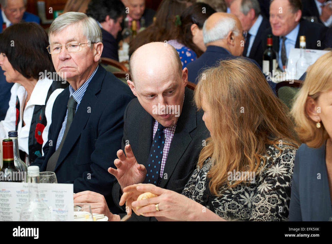 Piers Paul Read, Harry Mount & Mary Wood Stock Photo - Alamy