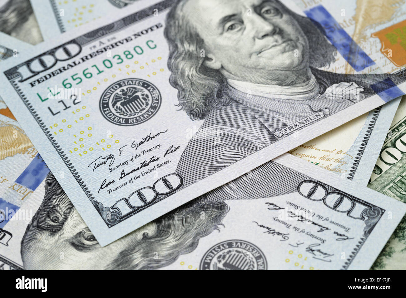 Old hundred dollar bill hi-res stock photography and images - Alamy