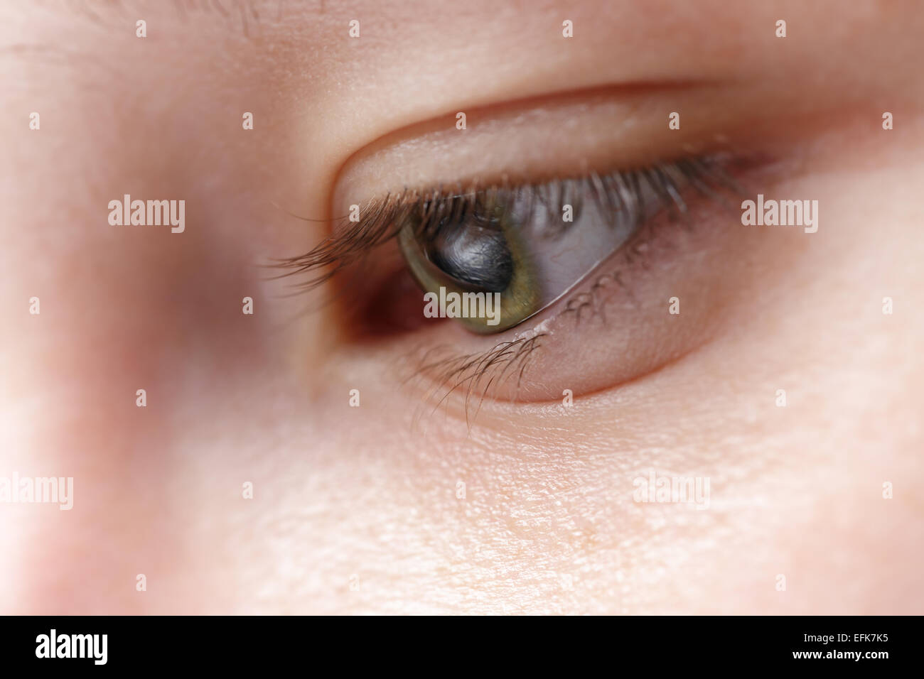 macro photo of young girl eye Stock Photo - Alamy