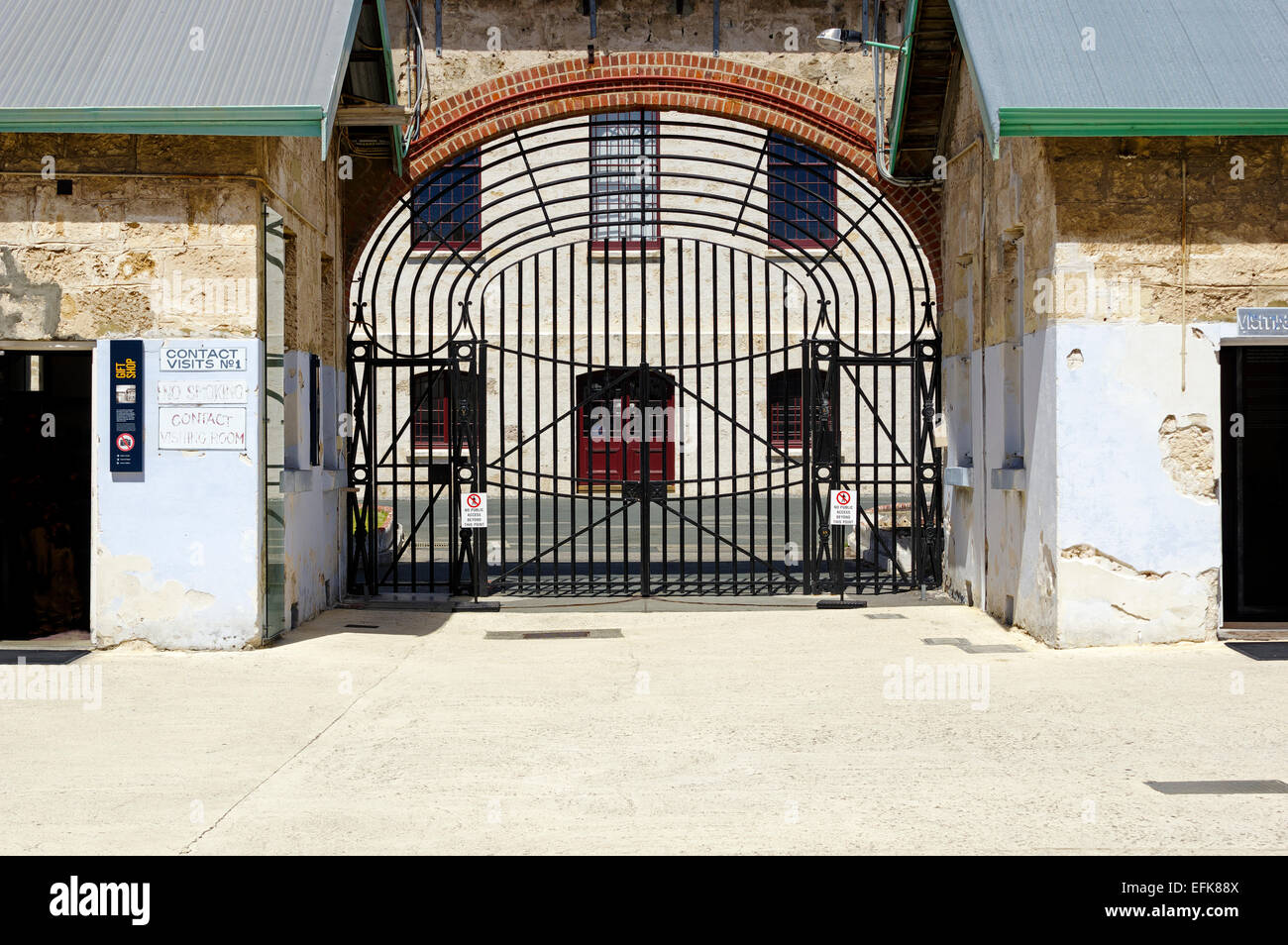 The main gate into Fremantle Prison, Fremantle, Perth, Western ...