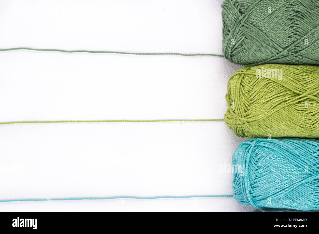 colorful yarn isolated on white background Stock Photo - Alamy