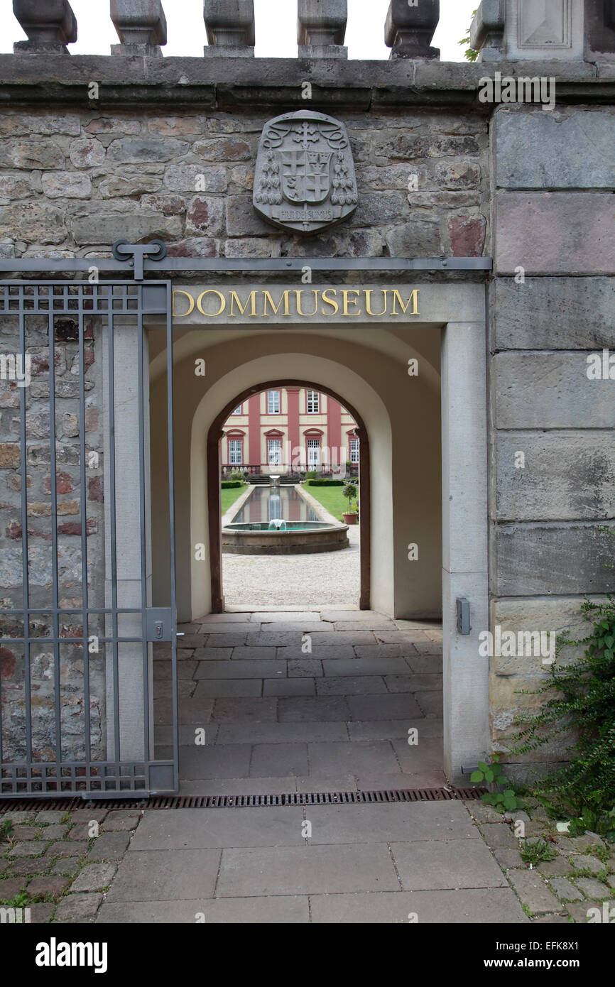The Dommuseum. The Fulda Cathedral is the landmark of Fulda and he is ...