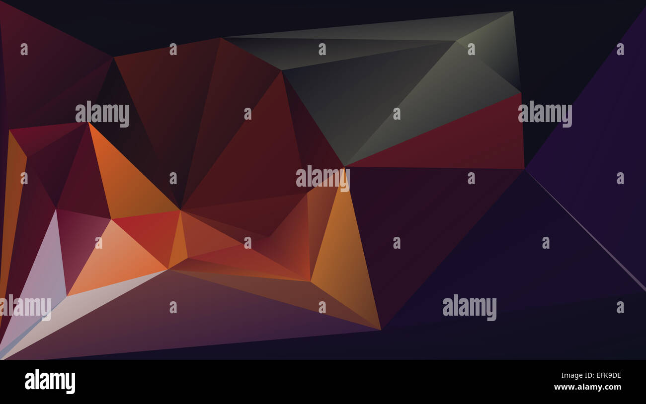 Abstract geometric polygon pattern with triangle parametric shape Stock ...