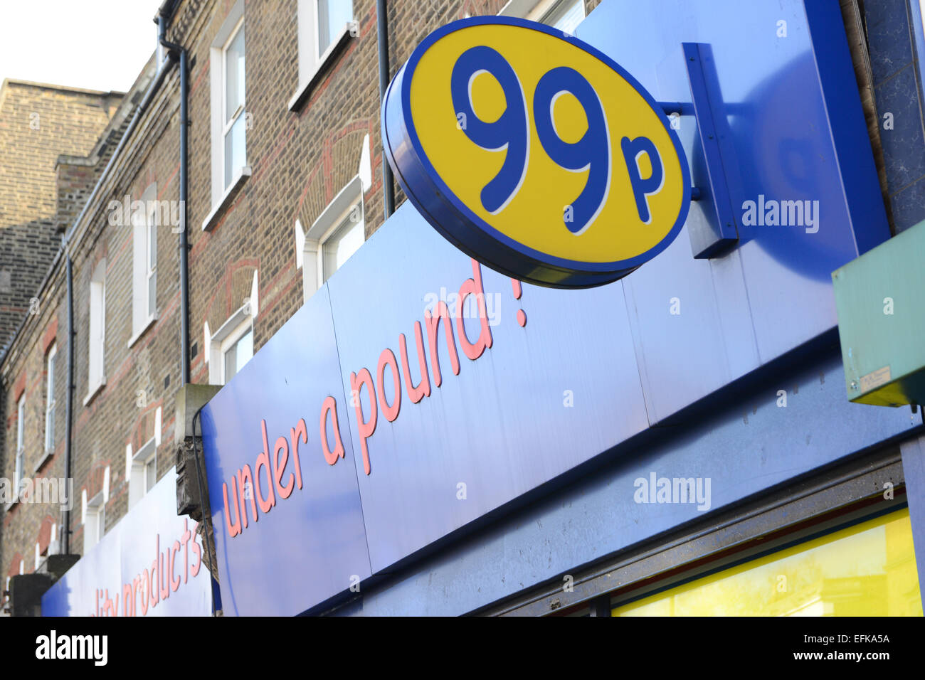 Poundland 99p hi-res stock photography and images - Alamy