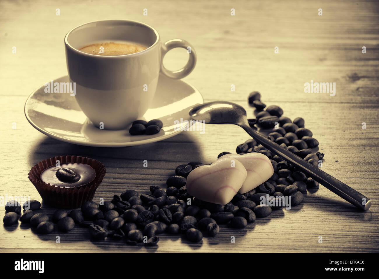 Cosy morning coffee Stock Photo - Alamy