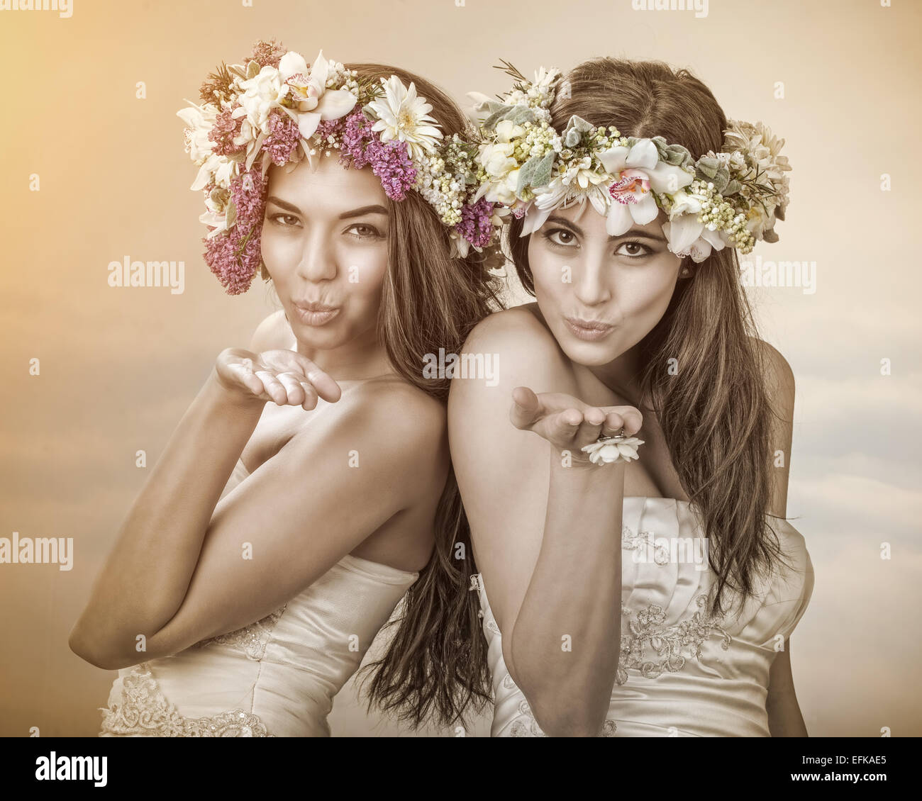 Beautiful brides hi-res stock photography and images - Alamy