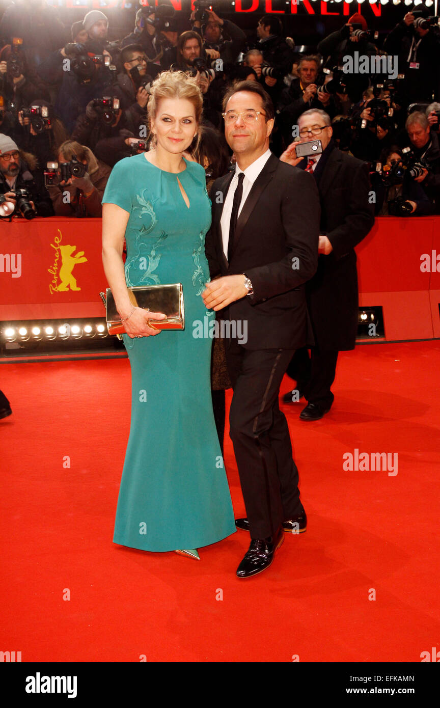 Anna Loos and Jan Josef Liefers attending the 'Nadie Quiere La Noche ...