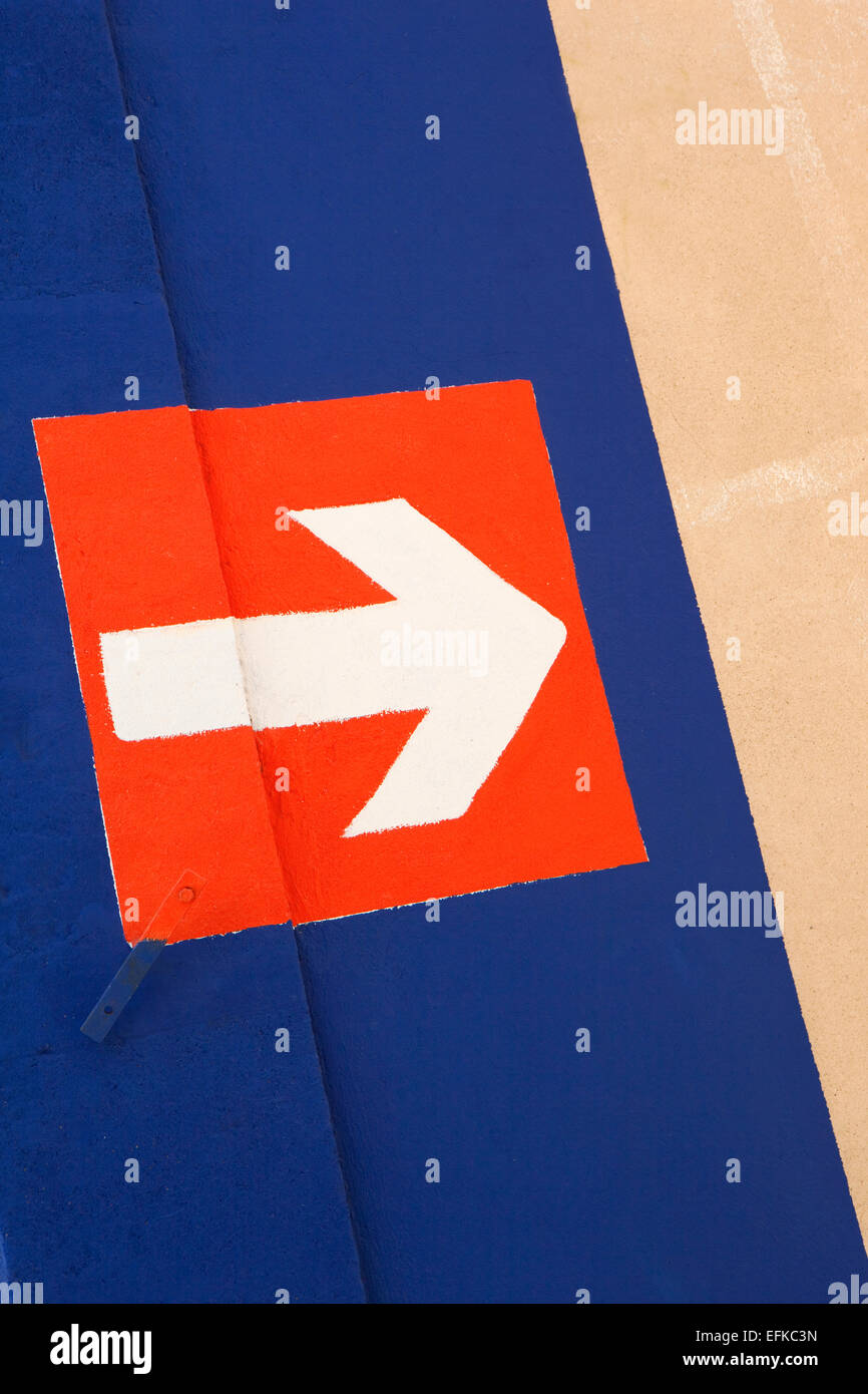 Direction sign drawing hi-res stock photography and images - Alamy