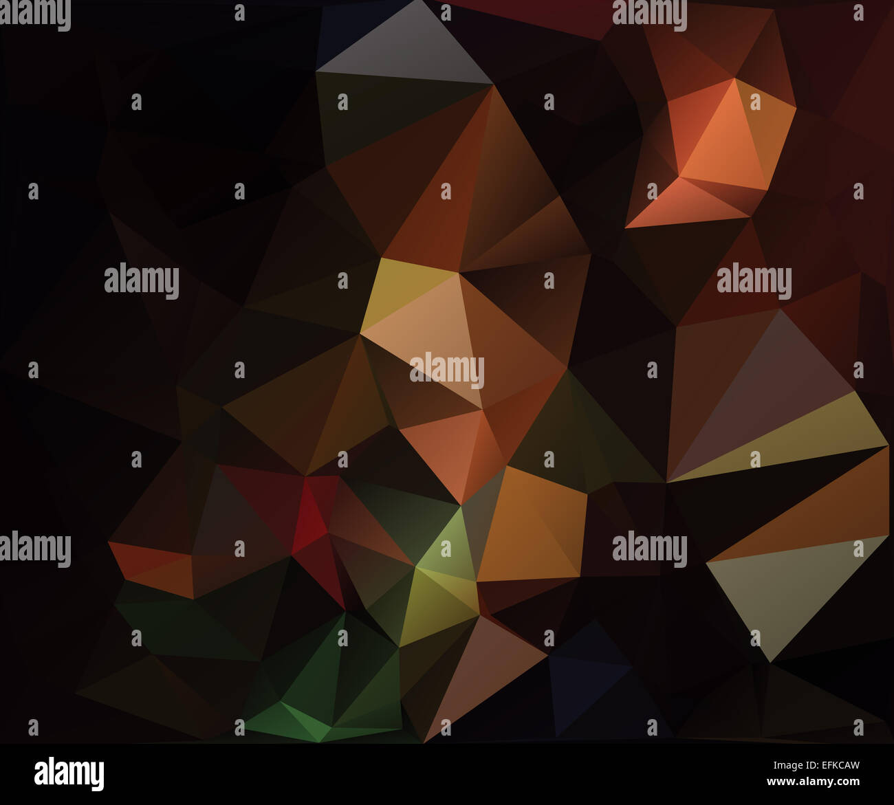 Abstract geometric polygon pattern with triangle parametric shape Stock ...