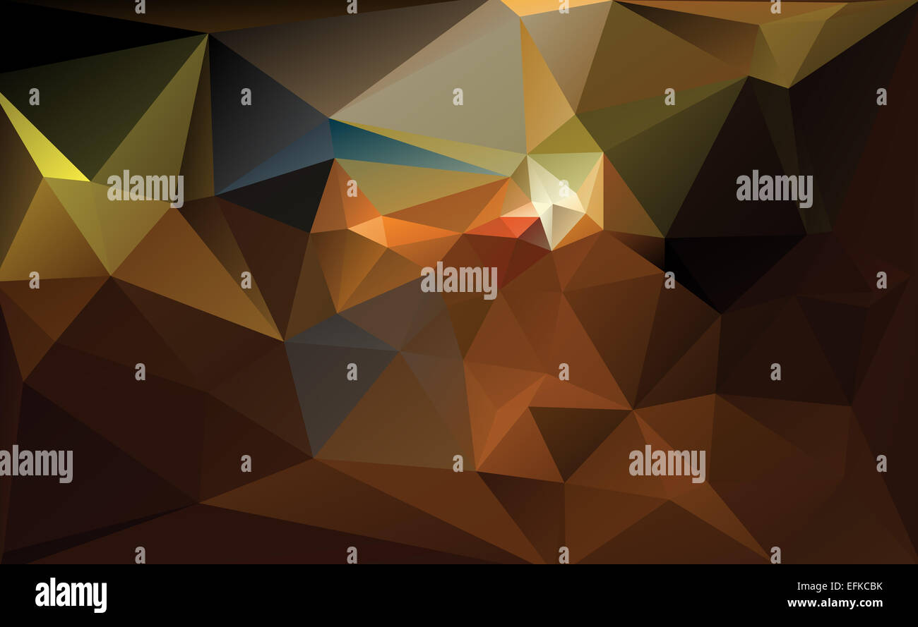 Abstract geometric polygon pattern with triangle parametric shape Stock ...