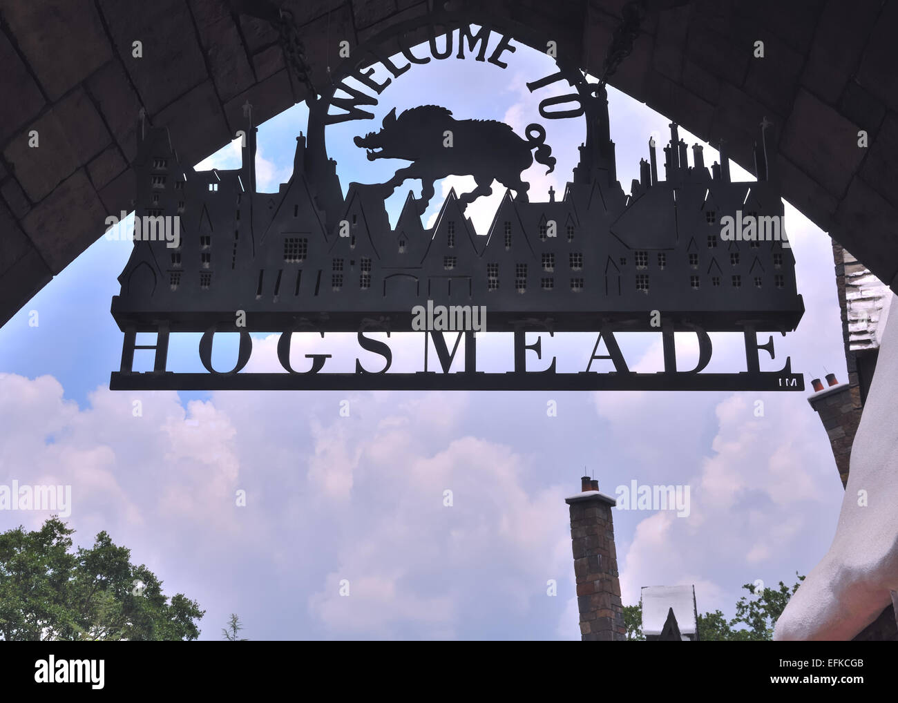 Hogsmeade Sign