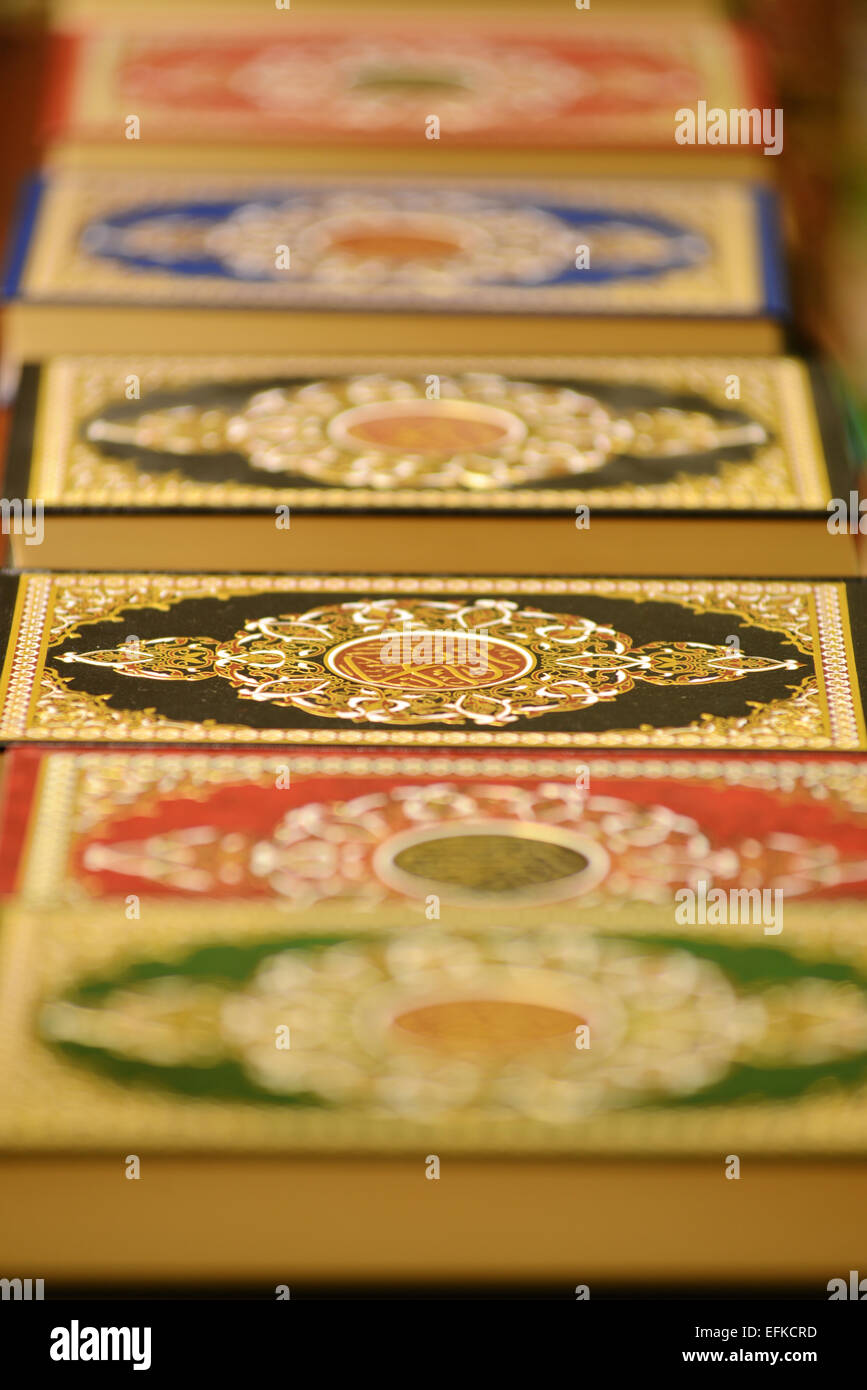 Copies of the Holy Koran Stock Photo - Alamy