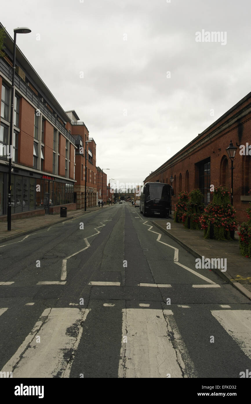 Vehicles 1 coach parked roadside centre mid distance hi-res stock ...