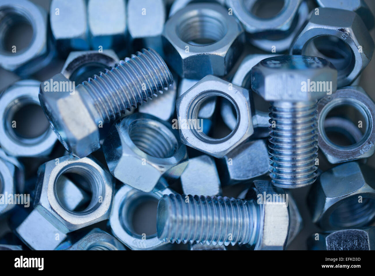 Hexagon nuts hi-res stock photography and images - Alamy