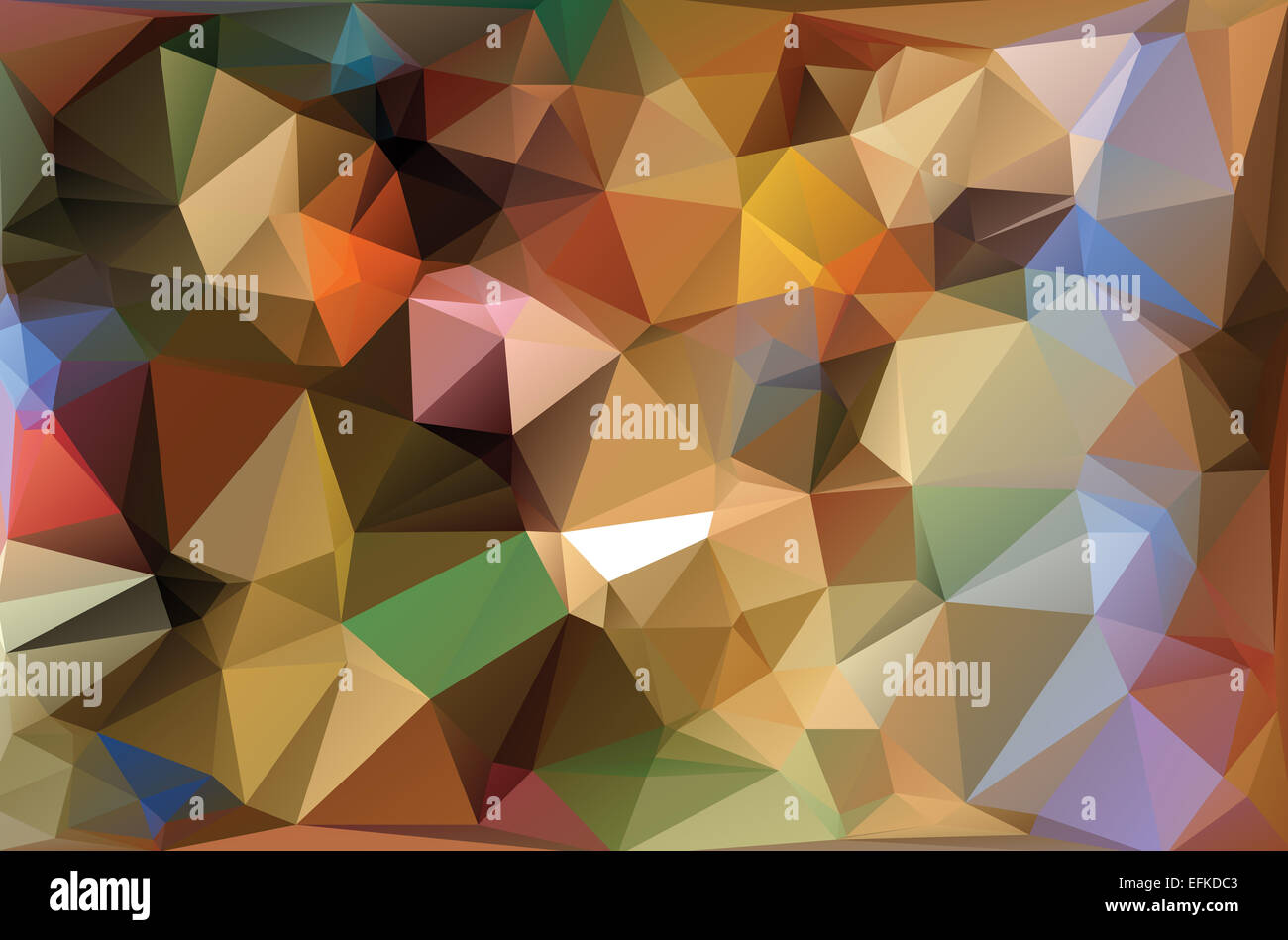 Abstract geometric polygon pattern with triangle parametric shape Stock ...