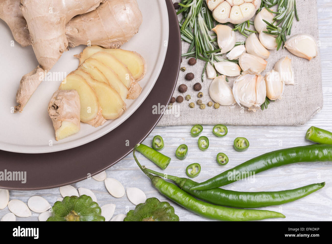 spieces for health Stock Photo - Alamy