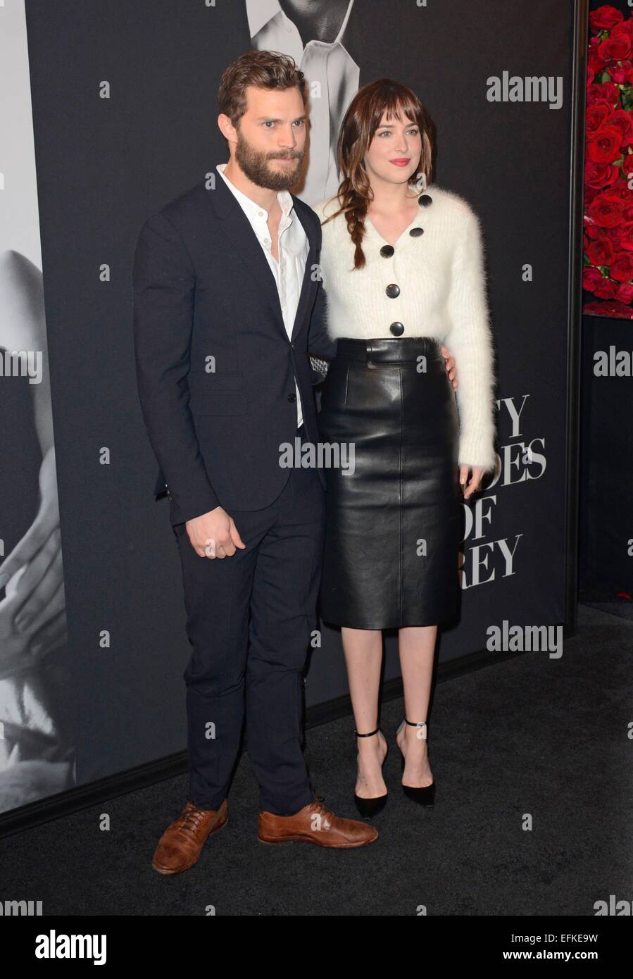 New York, NY, USA. 6th Feb, 2015. Jamie Dornan, Dakota Johnson at ...