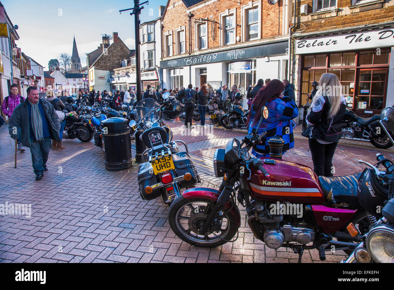 Wellingborough, Northamptonshire UK. 6th February, 2015. Biker Doc ...