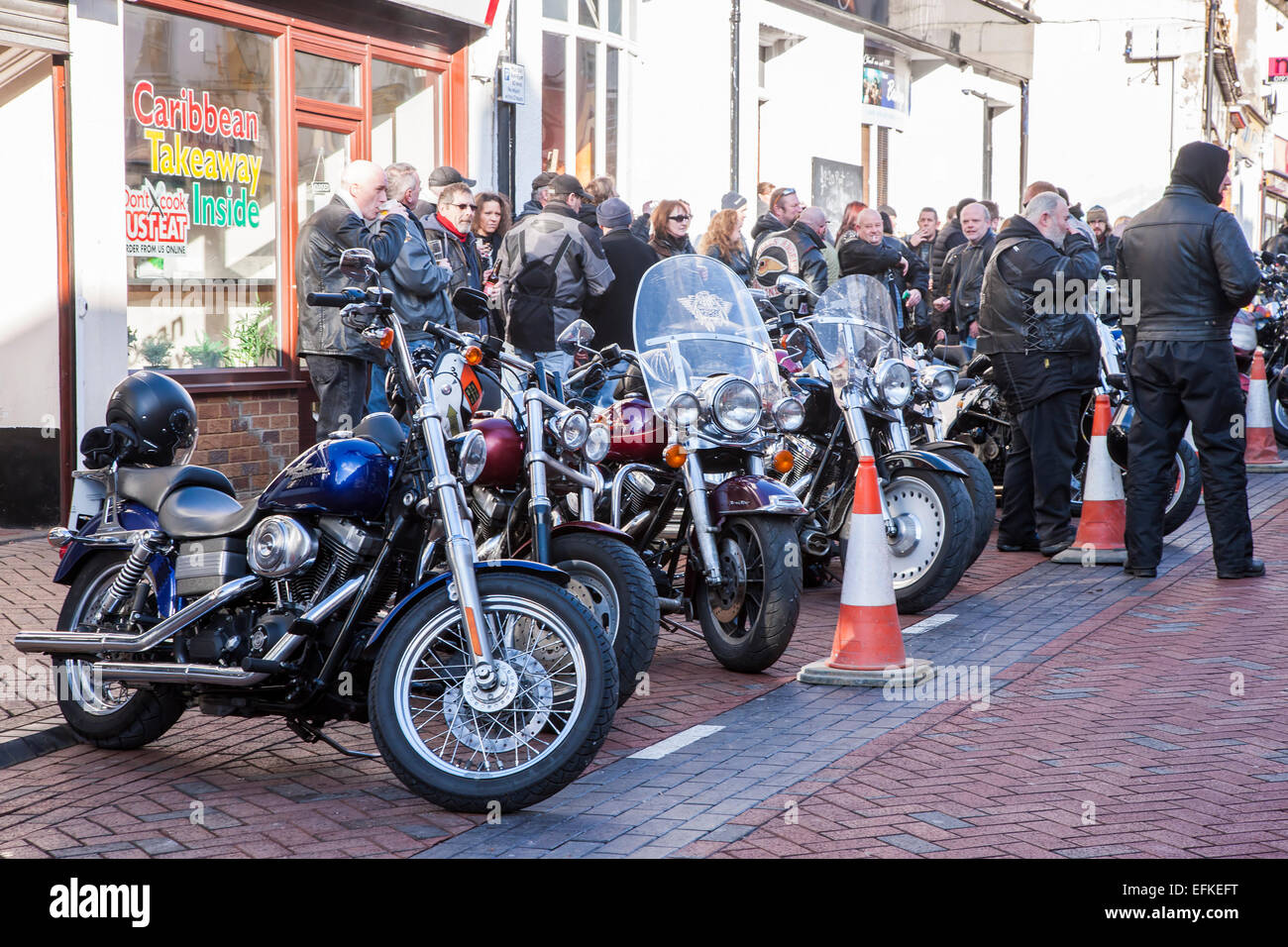 Wellingborough, Northamptonshire UK. 6th February, 2015. Biker Doc ...