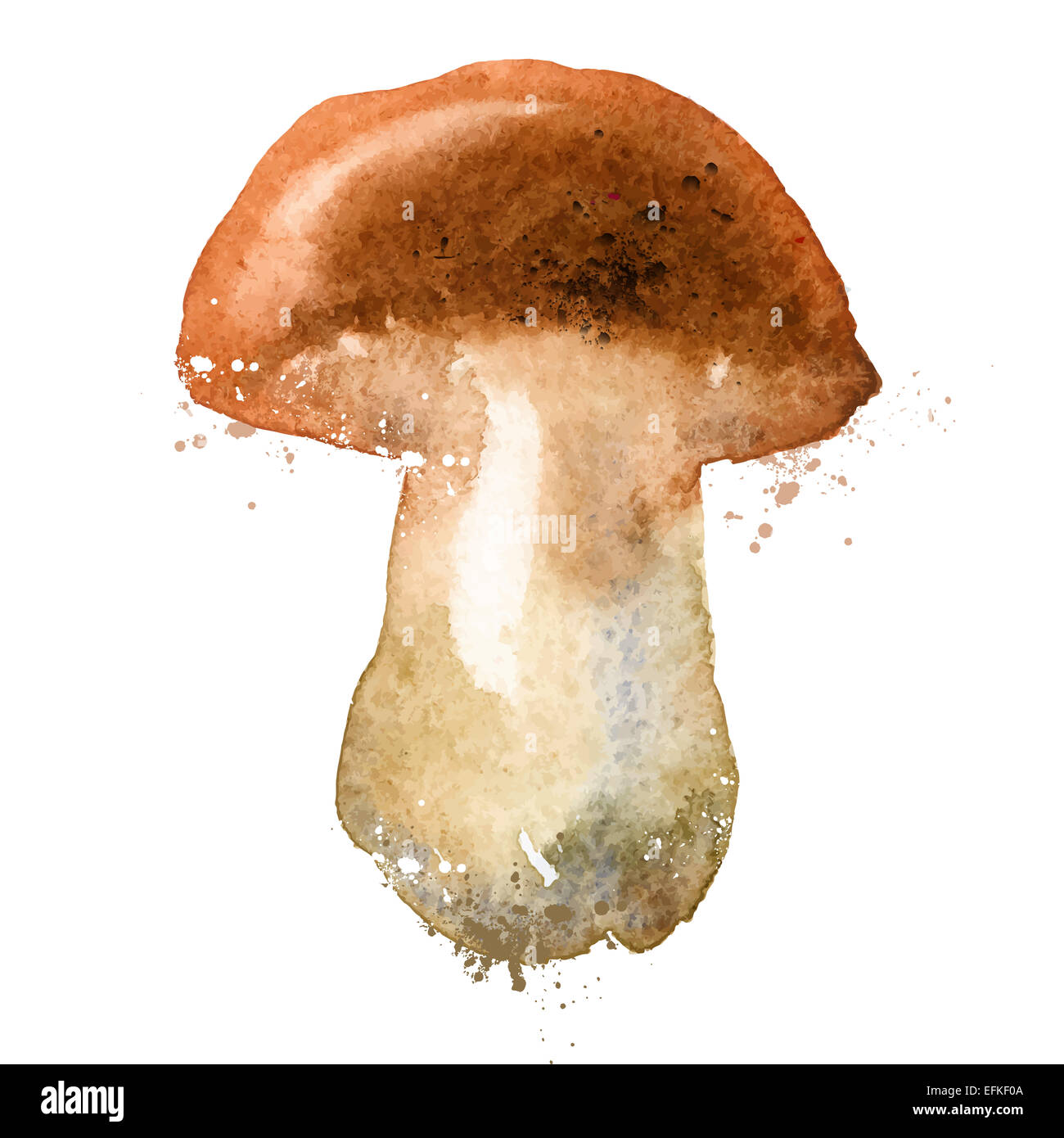 Mushroom design template hand Cut Out Stock Images & Pictures - Alamy