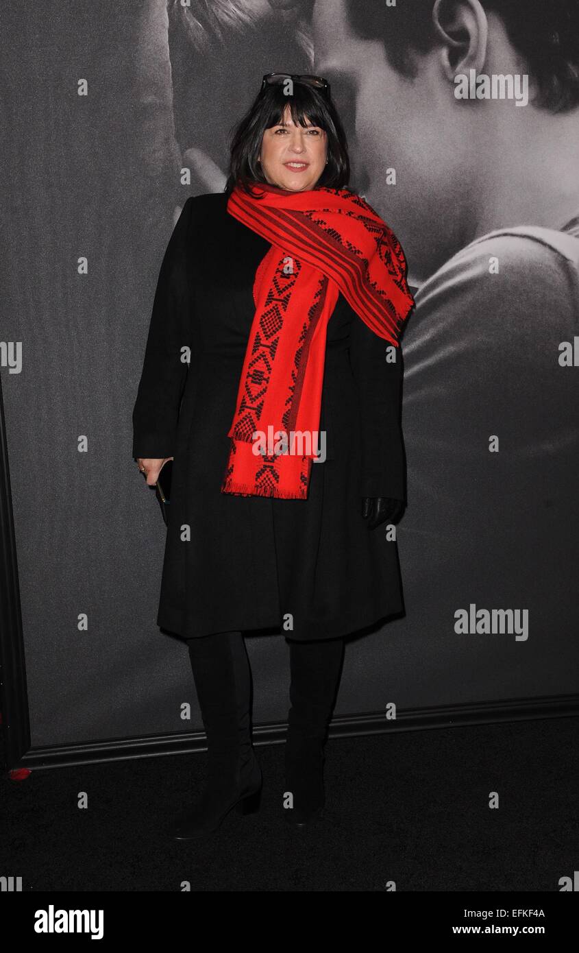 New York, NY, USA. 6th Feb, 2015. E.L James at arrivals for FIFTY ...