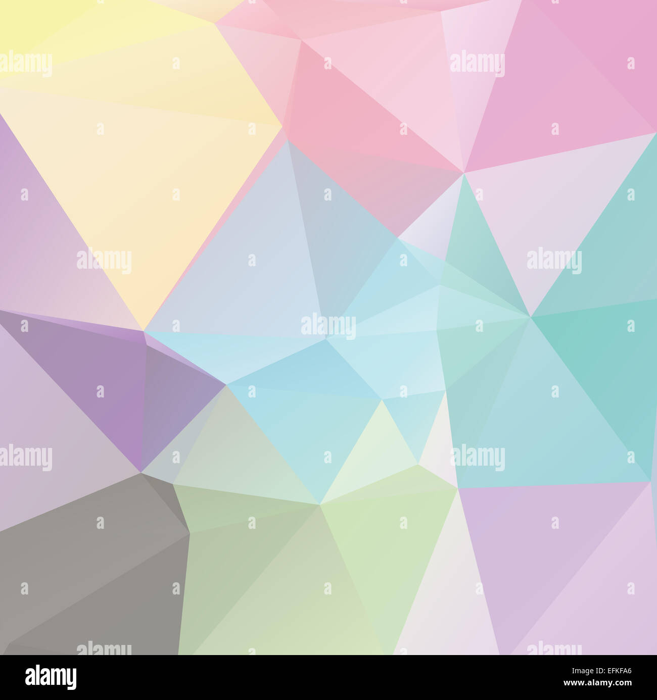 Pastel polygon geometric with triangle parametric shape Stock Photo - Alamy